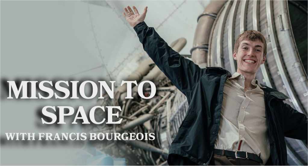 Francis Bourgeois is on a Mission to Space in new C4 series